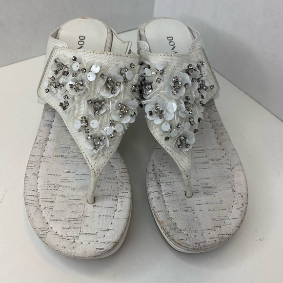 Donald J. Pliner | Shoes | Nwt Malone Crystal Sequin Embellished Wedge ...